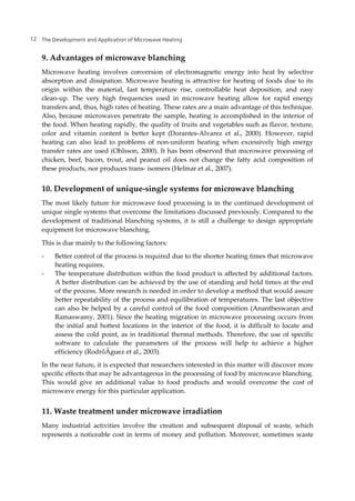 microwave applications in thermal food processing | PDF