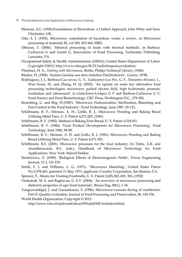 microwave applications in thermal food processing | PDF