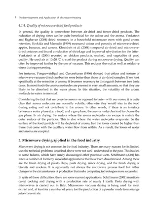 microwave applications in thermal food processing | PDF