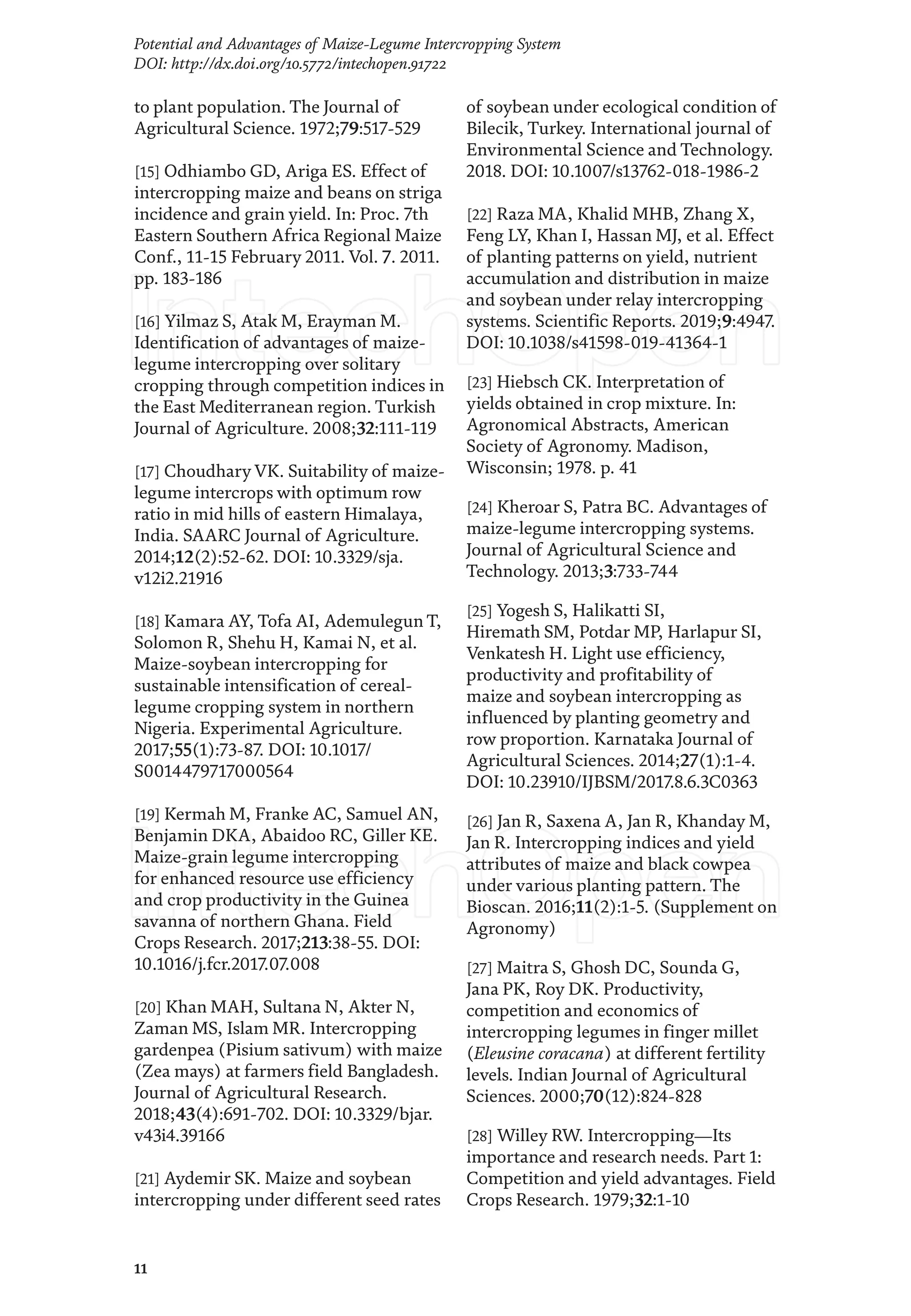 Maize-legume inter-cropping system, Book chapter | PDF