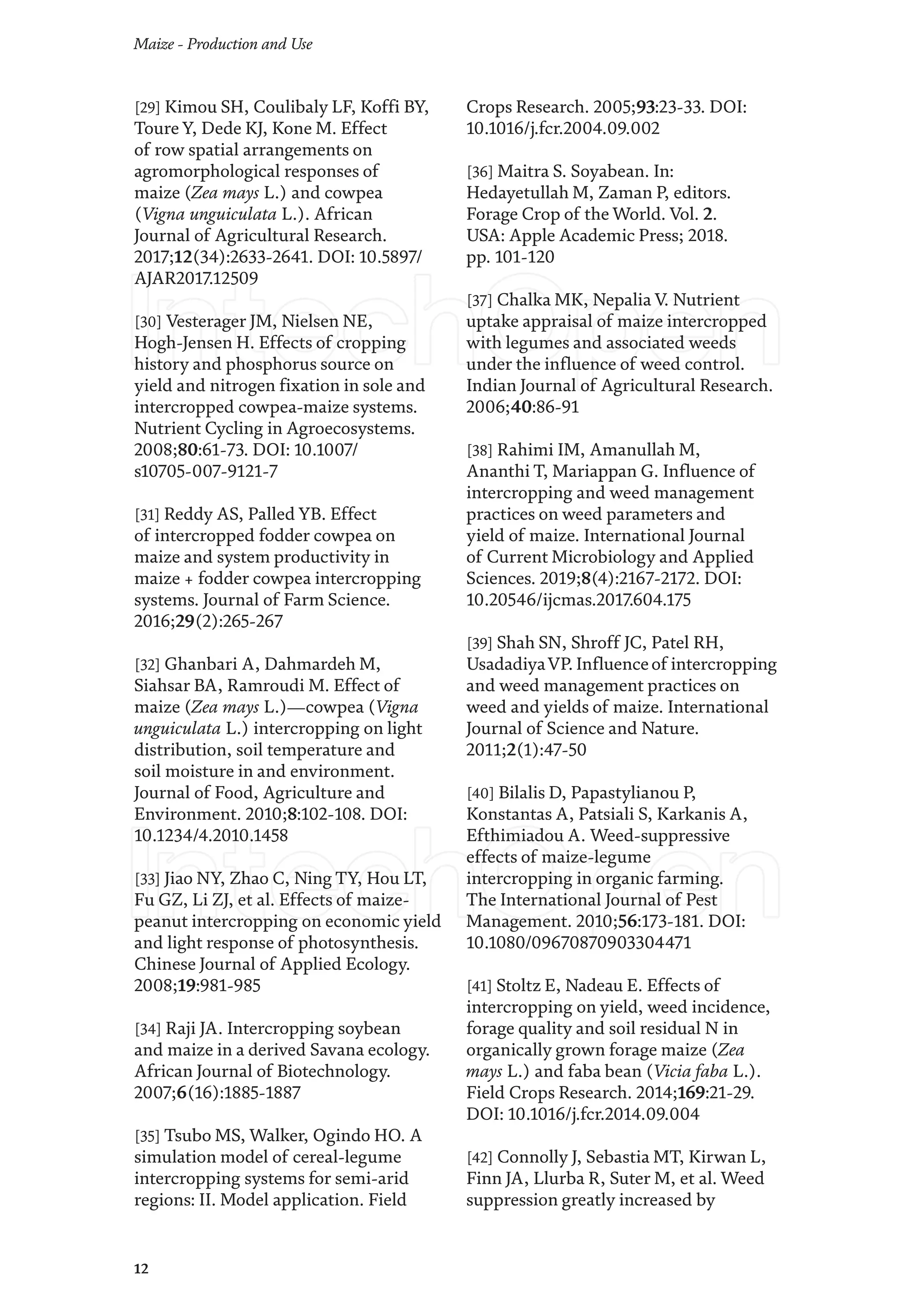Maize-legume inter-cropping system, Book chapter | PDF