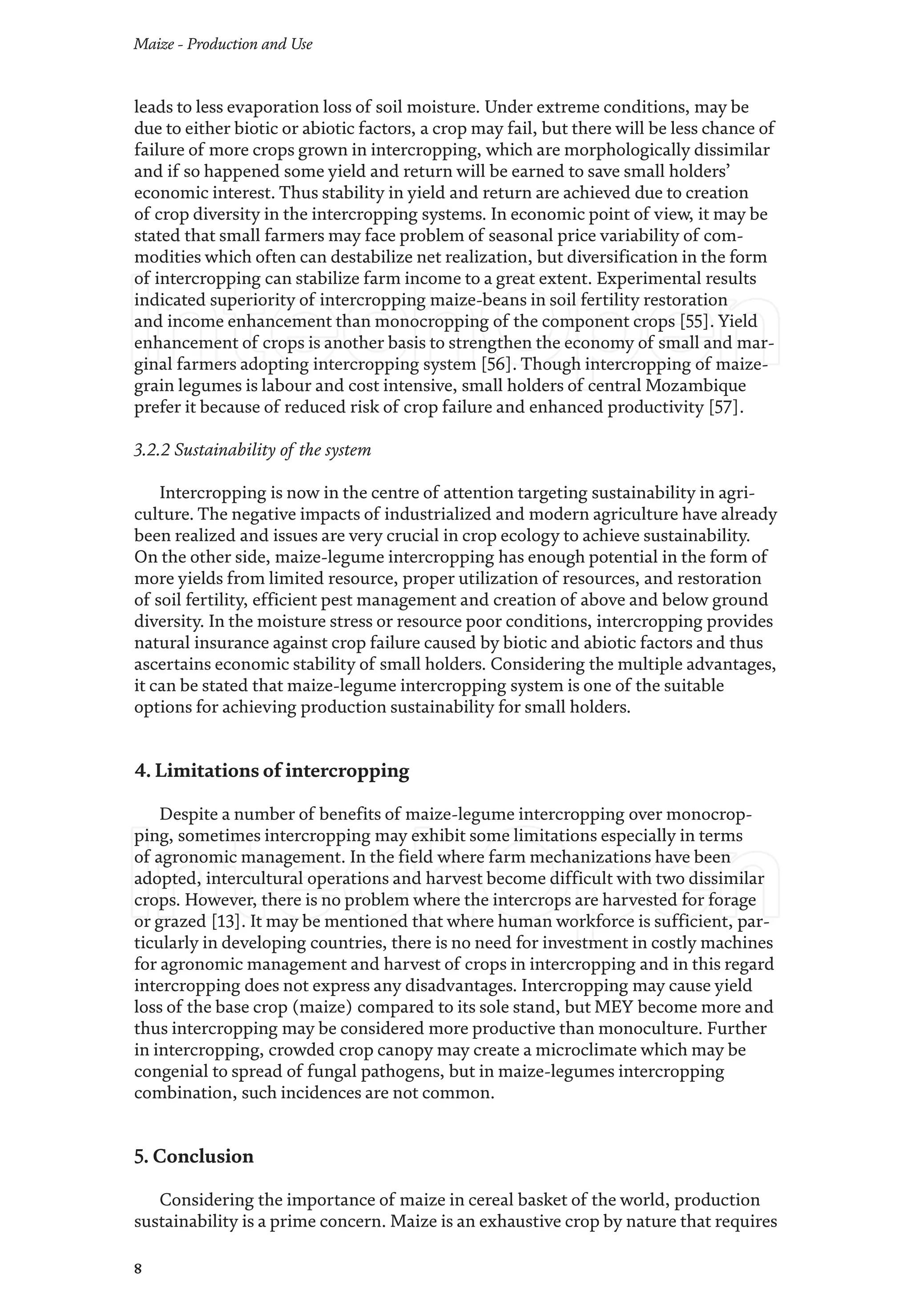 Maize-legume inter-cropping system, Book chapter | PDF
