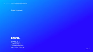 O warsztatach EXATEL InTECH Day | PPT