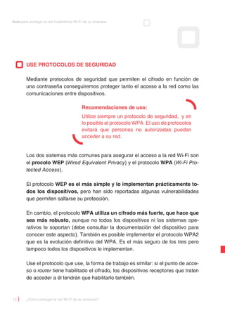 INTECO_02 Guía para proteger la red wi-fi de su empresa | PDF
