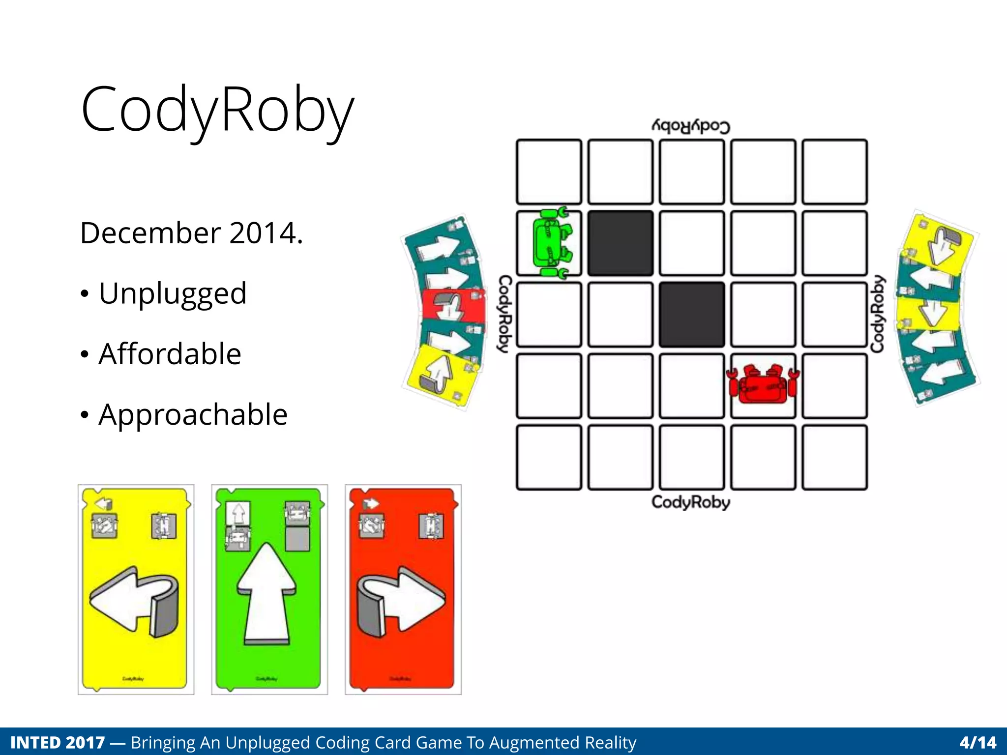 Bringing An Unplugged Coding Card Game To Augmented Reality | PPT