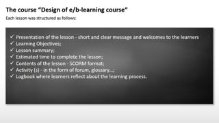 FACE TO FACE, VIRTUAL CLASSROOM, B-LEARNING AND E-LEARNING: HOW TO ...