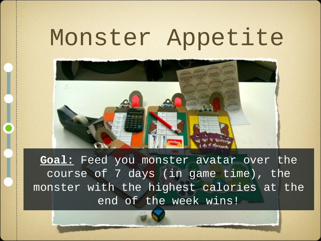 Monster Appetite PPT