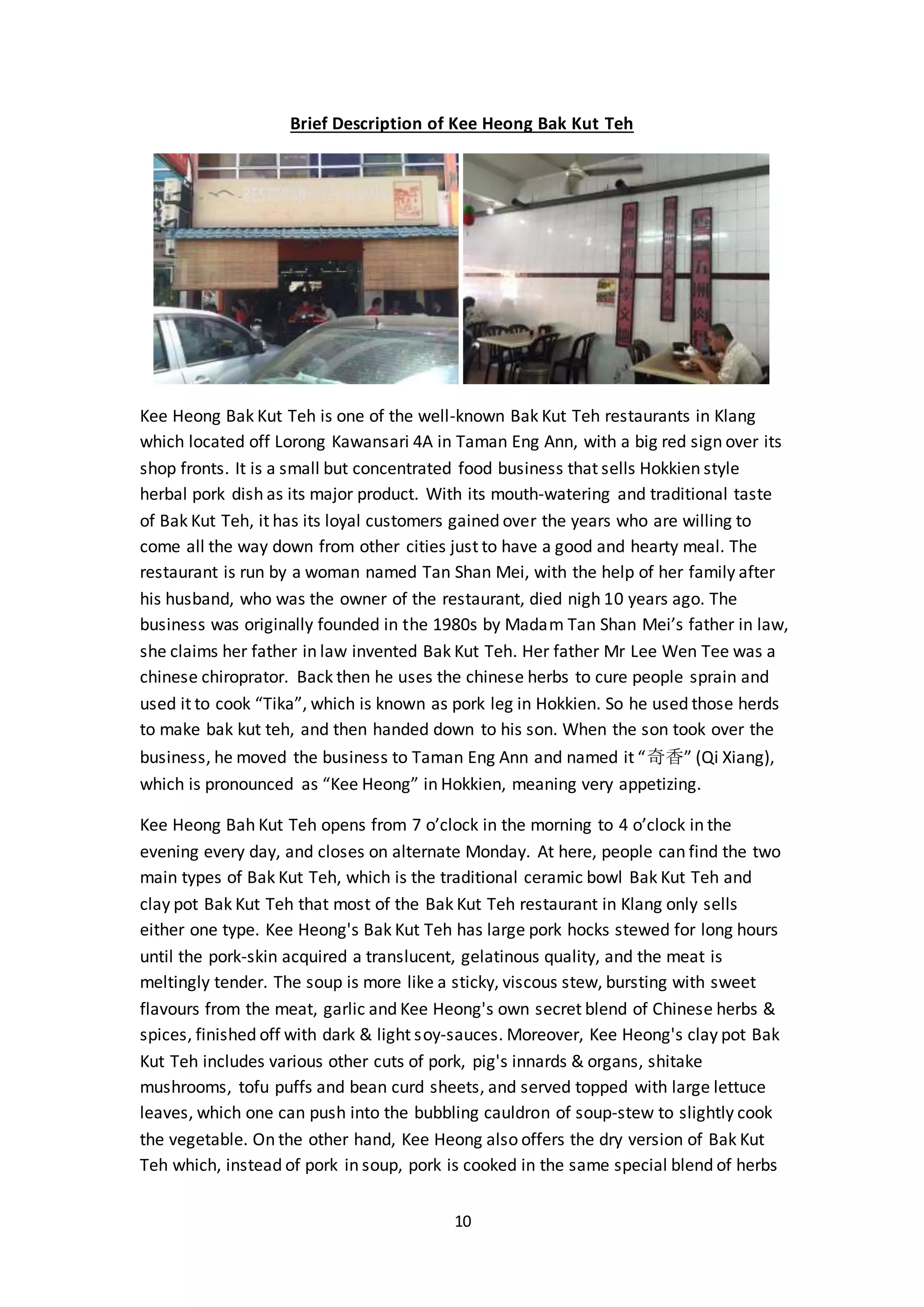 Integated final report bak kut teh | DOCX