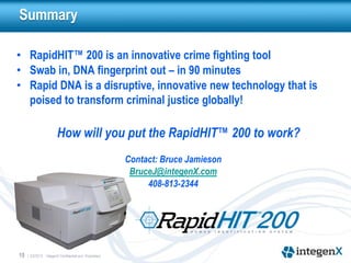 Integen x rapidhit overview 2 02_2013 | PDF