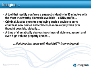 Integen x rapidhit overview 2 02_2013 | PDF