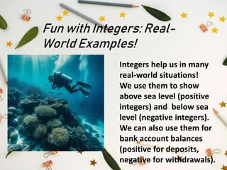 integer.pptx for class 1-5 basic learning. | PPT