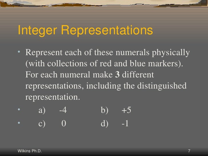 Integer Chips