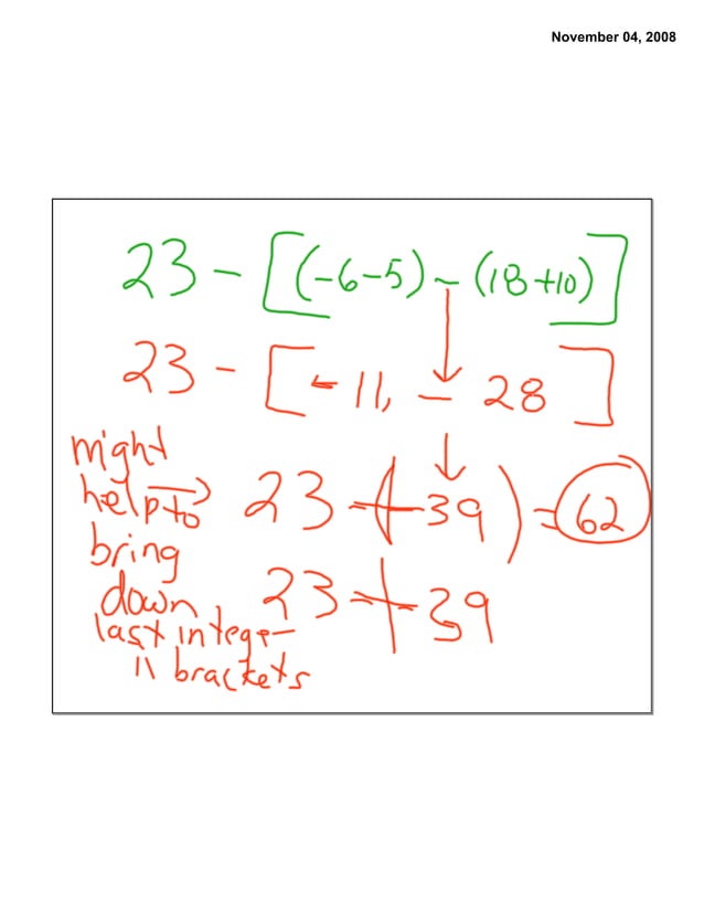 Integer Square Brackets | PDF