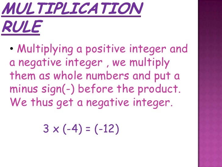 Integers