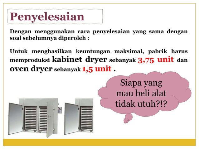 ITP UNS SEMESTER 2 Integer programming | PPTX