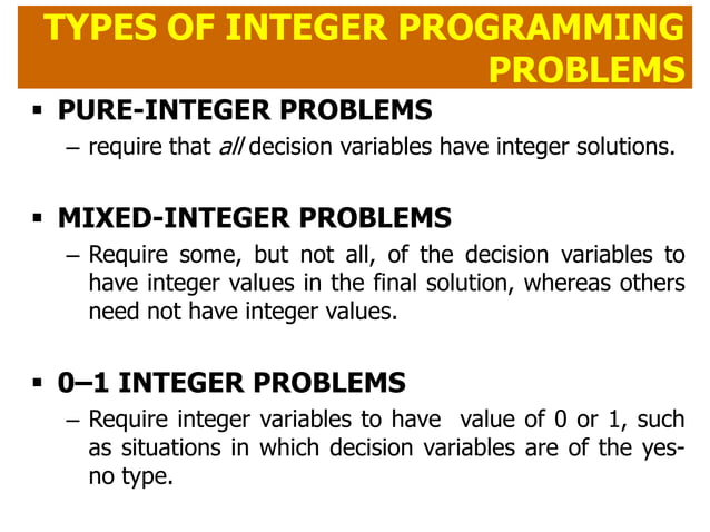 Integer programming | PDF