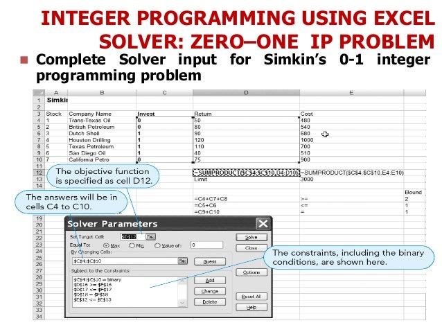 Integer Programming