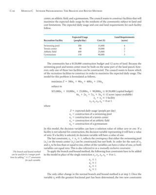 Integer programming branch and bound | PDF