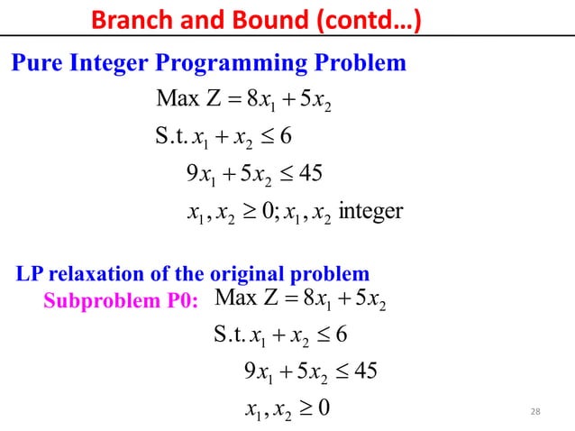 Integer Programming PPt.ernxzamnbmbmspdf | PPT