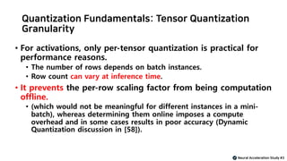 Integer quantization for deep learning inference: principles and empirical evaluation | PDF