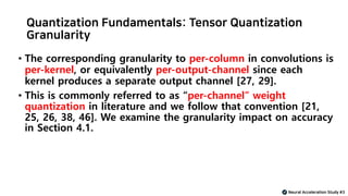 Integer quantization for deep learning inference: principles and empirical evaluation | PDF