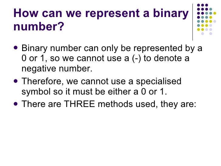 Integer Representation 