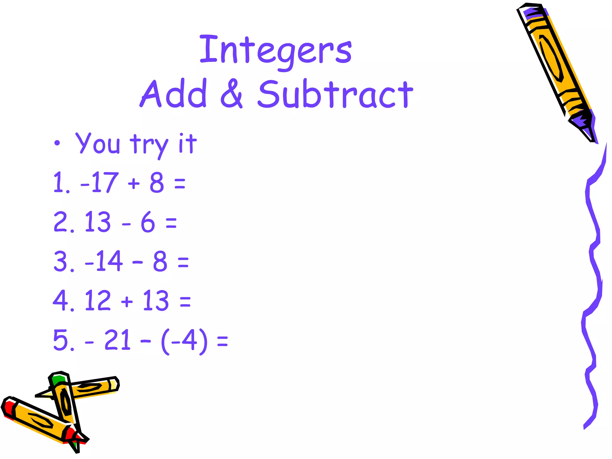 Integer review | PPT