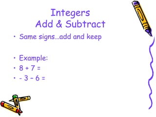 Integer review | PPT