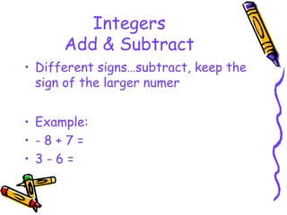 Integer review | PPT