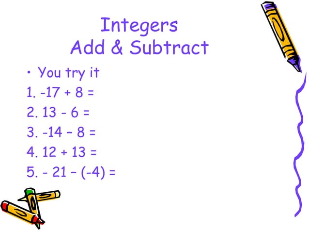 Integer review | PPT