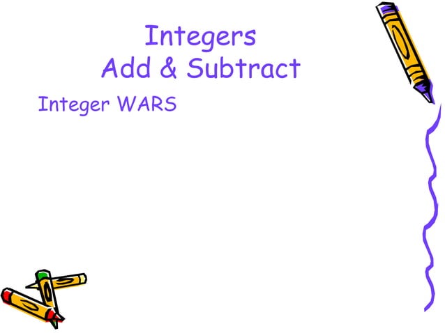 Integer review | PPT