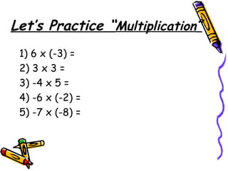 Integers | PPT