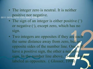 Integers | PPT