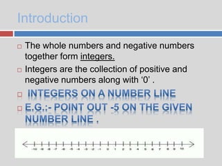 Integers | PPTX