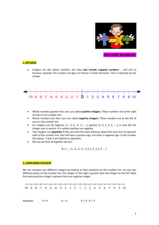 Integers | PDF