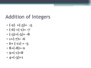 Integers | PPTX | Programming Languages | Computing