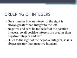Integers | PPTX