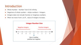 Integers | PPTX