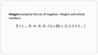 Integers | PPTX