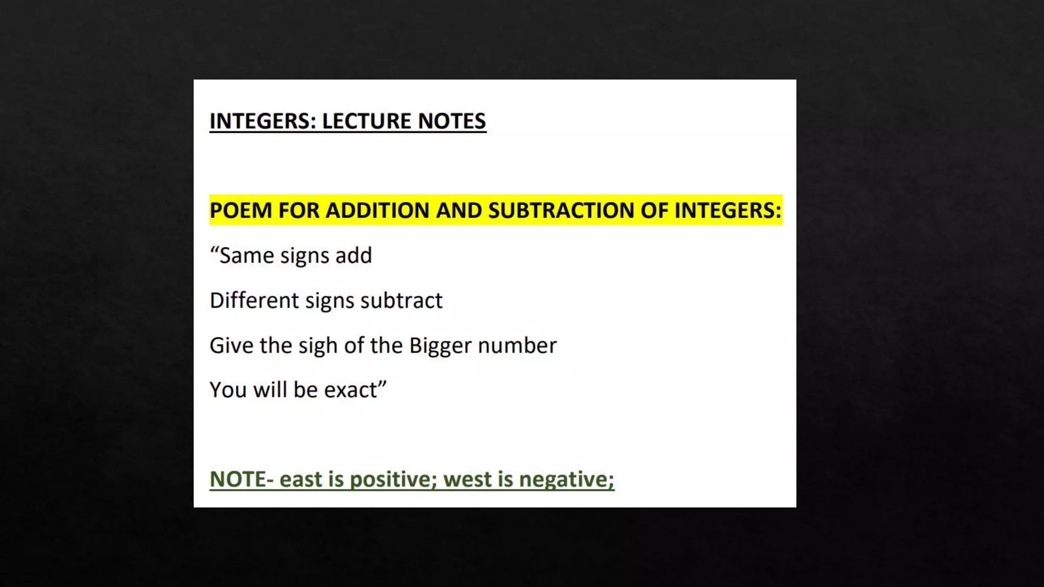 Integers - Grade 7 | PPTX | Physics | Science