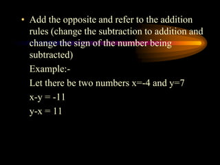 Integers | PPT