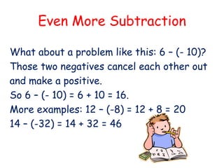 Integers adding and subtracting | PPTX