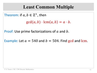 Integers and matrices (slides) | PPT