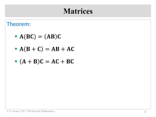 Integers and matrices (slides) | PPT