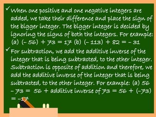 integersclass7ppt-200810103636.kldjkfjdjhpptx | PPT | Free Download