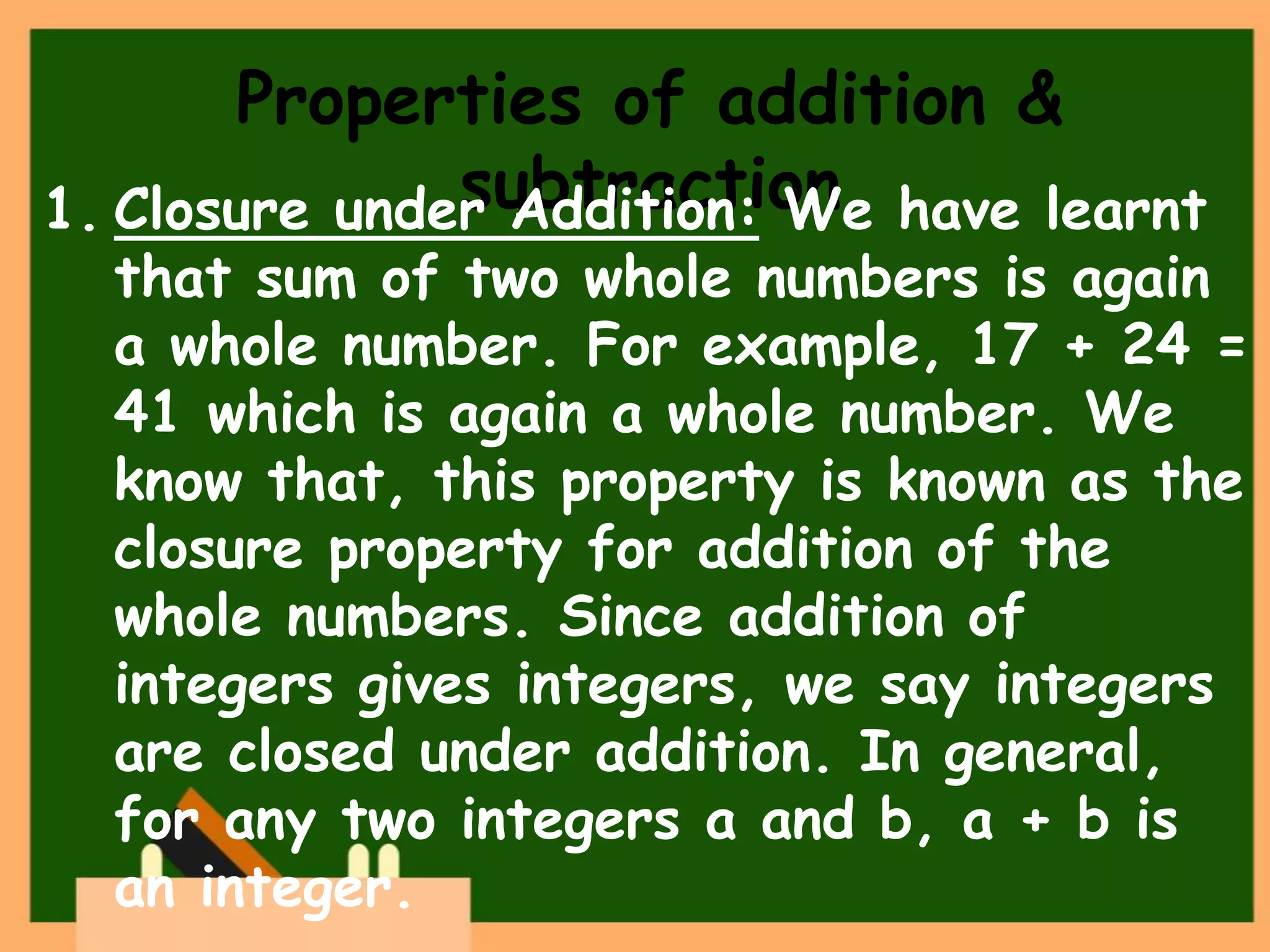 Integers Class 7 | PPTX