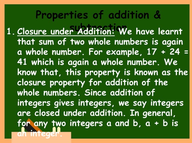 Integers Class 7 | PPTX | Programming Languages | Computing