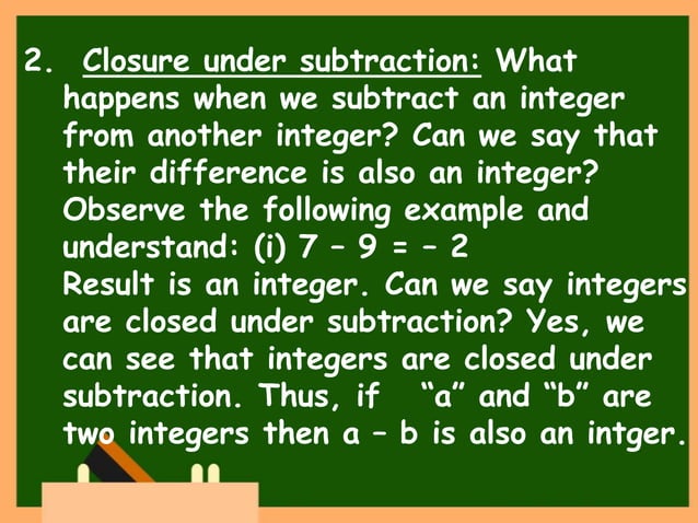 Integers Class 7 | PPTX | Programming Languages | Computing