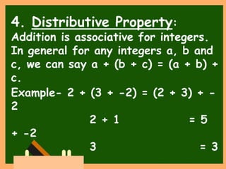 Integers Class 7 | PPTX