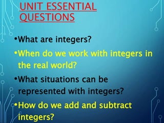 integers_distance and absolute value.ppt